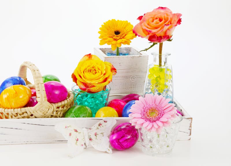 Beautiful Easter Decorations Stock Photo - Image of hydro, pearls: 35809314