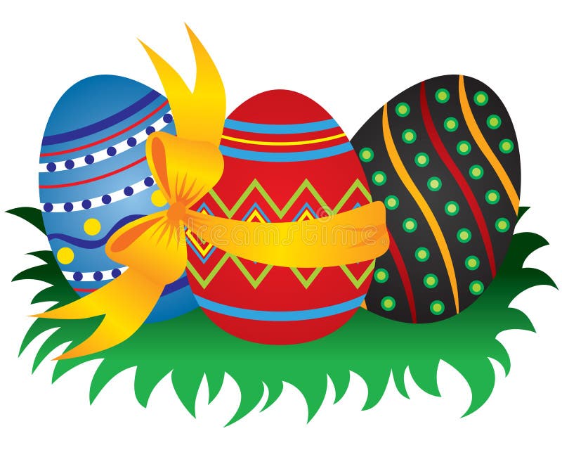 Beautiful Easter Egg Vector Illustration Stock Vector - Illustration of ...