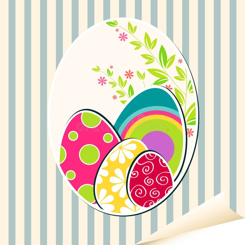 Easter card template - 9 stock vector. Illustration of bunny - 13168611