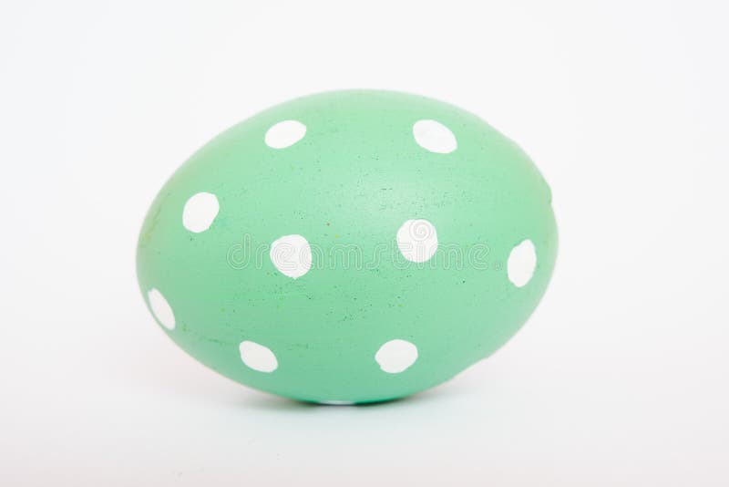 Beautiful Easter Green Egg Color Stock Image - Image of christian ...