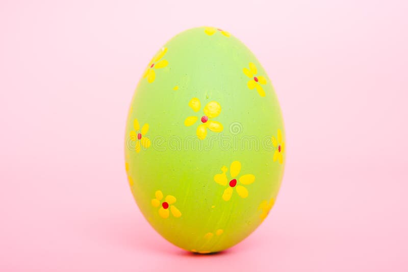 Beautiful Easter Green Egg Color Stock Photo - Image of event, easter ...