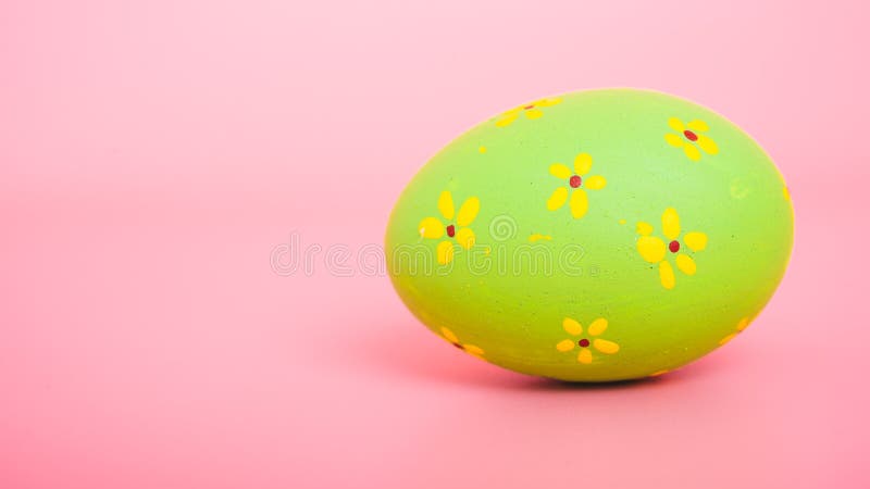 Beautiful Easter Green Egg Color Stock Image - Image of festive, gift ...