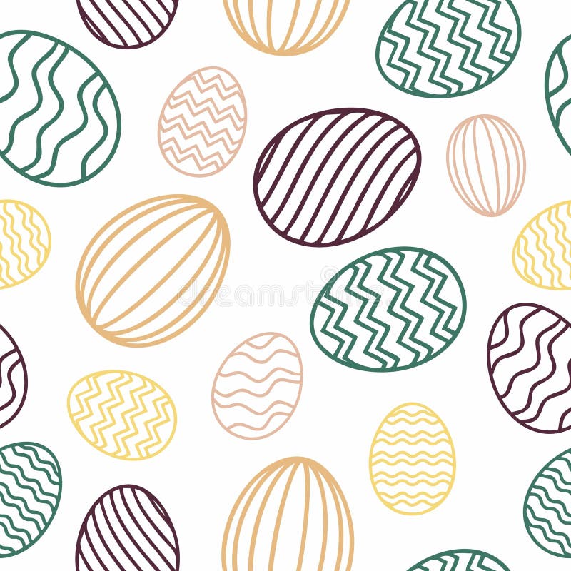 Easter Pattern stock vector. Illustration of greeting - 273648450