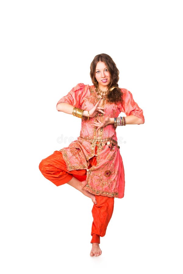 Beautiful Eastern Belly Dancer Stock Image - Image of female, asian ...