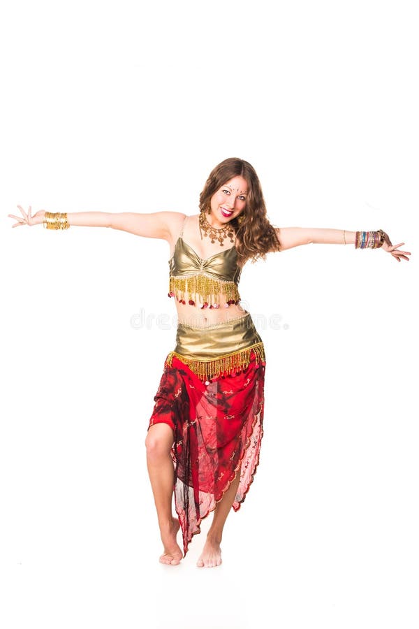 Beautiful Eastern Belly Dancer Stock Photo - Image of asian, culture ...