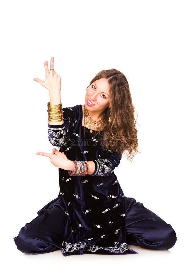 Beautiful Eastern Belly Dancer Stock Image - Image of female, asian ...