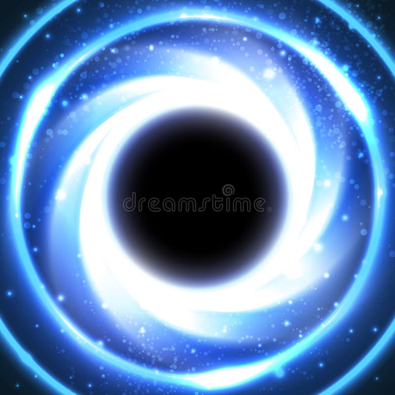 Beautiful Eclipse in a Distant Galaxy. Vector Stock Vector ...