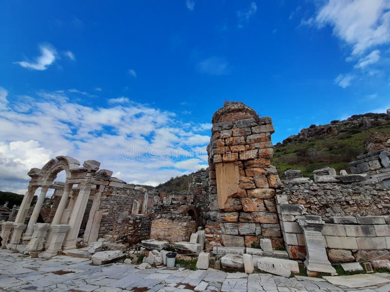 Beautiful of Efesus Turkiye Stock Image - Image of landmark, monument ...