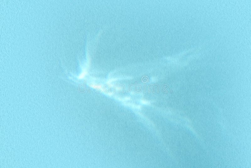 Beautiful Effect of Sun Refraction on Blue Background. Caustics Texture ...