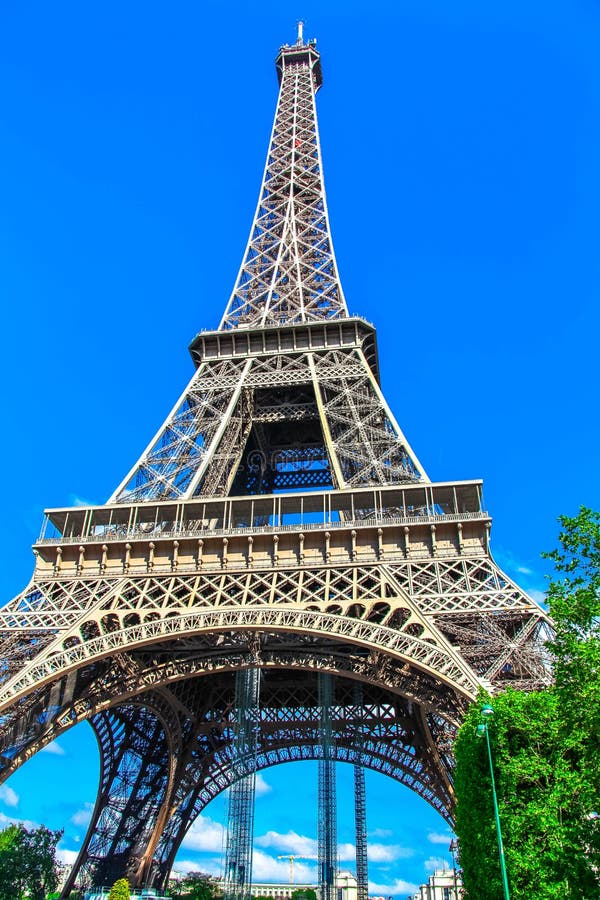 Beautiful Eiffel Tower in Paris Editorial Photography - Image of ...