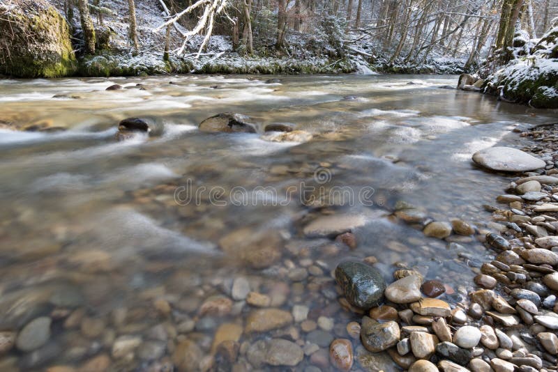 The Beautiful Eistobel in Winter Stock Photo - Image of beauty ...
