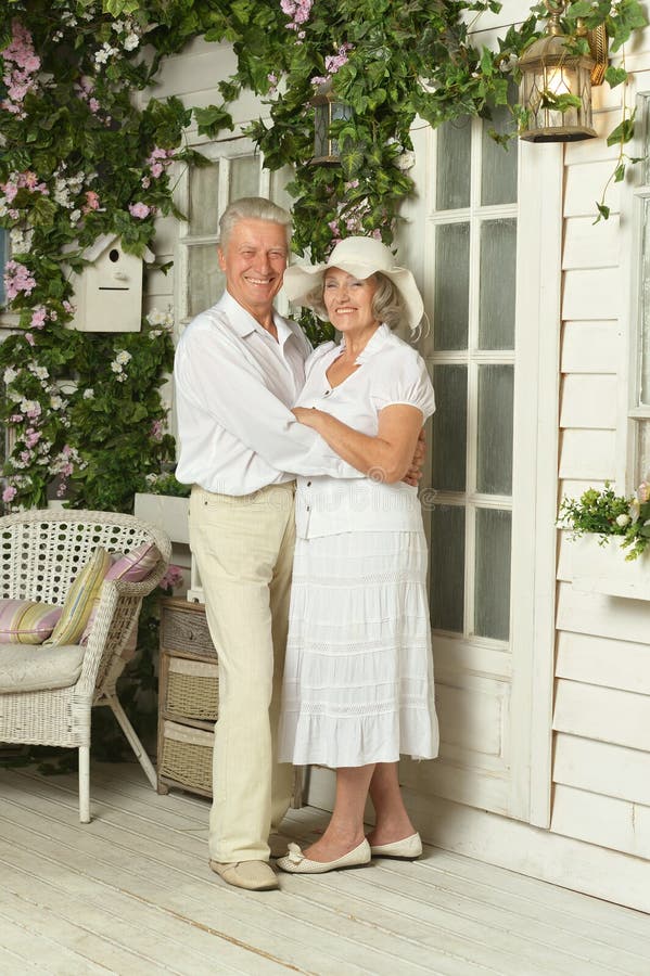 Beautiful Elderly Couple Veranda Stock Photos - Free & Royalty-Free ...