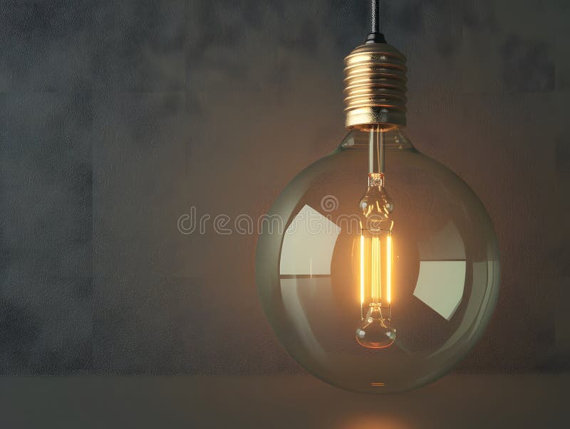 Beautiful Electric Bulbs for Interior Design Ideas Stock Illustration ...