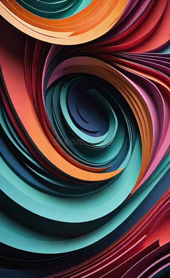 Beautiful Abstract Shape and Pattern for Wallpaper Ai Generated Image ...