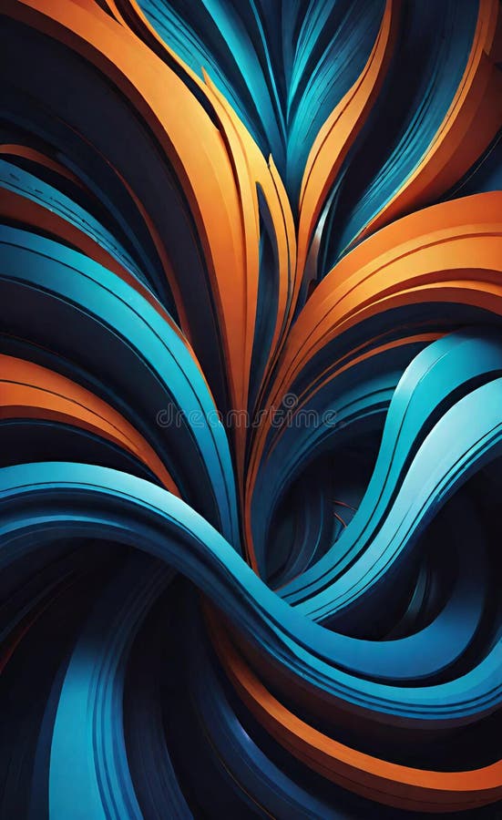 Beautiful Abstract Shape and Pattern for Wallpaper Ai Generated Image ...
