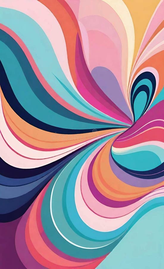 Beautiful Abstract Shape and Pattern for Wallpaper Ai Generated Image ...