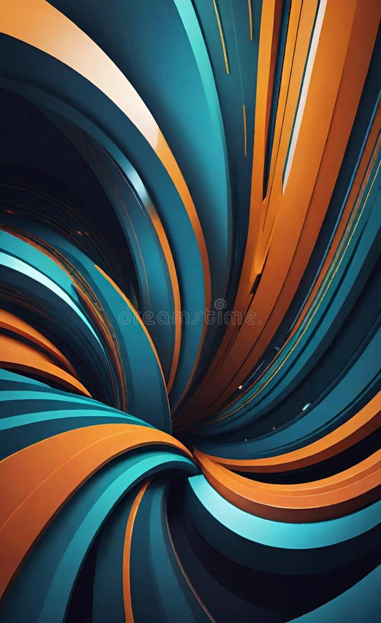 Beautiful Abstract Shape and Pattern for Wallpaper Ai Generated Image ...