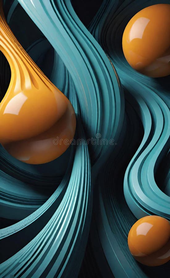 Beautiful Abstract Shape and Pattern for Wallpaper Ai Generated Image ...