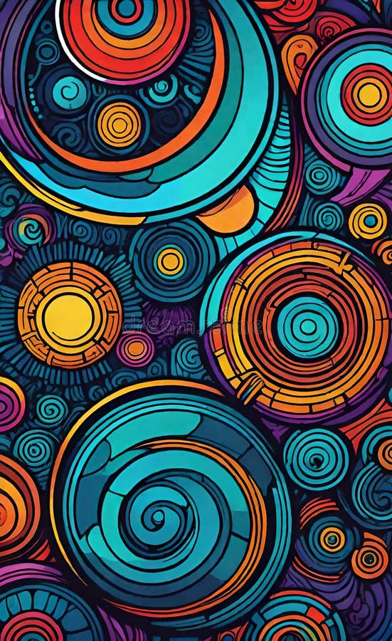 Beautiful Abstract Shape and Pattern for Wallpaper Ai Generated Image ...
