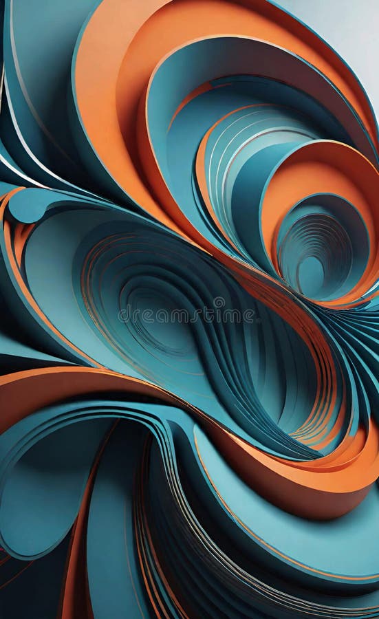 Beautiful Abstract Shape and Pattern for Wallpaper Ai Generated Image ...
