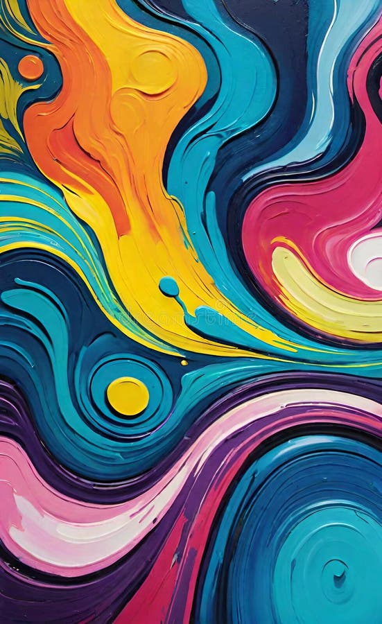 Beautiful Abstract Shape and Pattern for Wallpaper Ai Generated Image ...