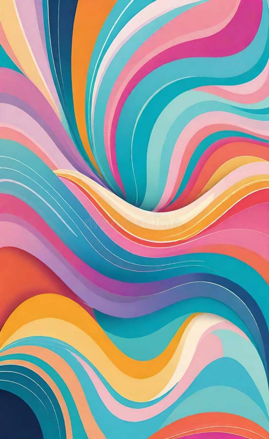 Beautiful Abstract Shape and Pattern for Wallpaper Ai Generated Image ...