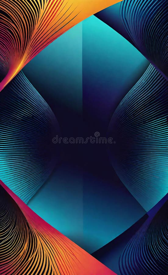 Beautiful Abstract Shape and Pattern for Wallpaper Ai Generated Image ...