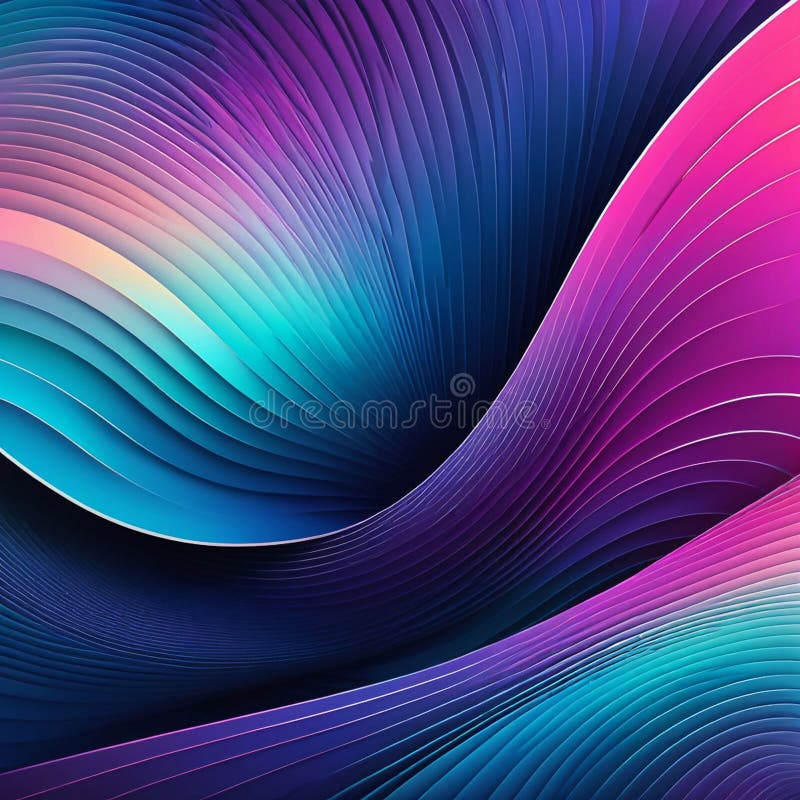 Beautiful Abstract Shape and Pattern for Wallpaper Ai Generated Image ...