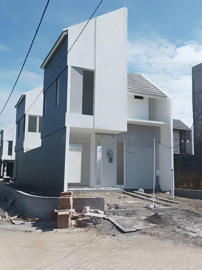 Beautiful and Elegant House Construction Stock Photo - Image of ...