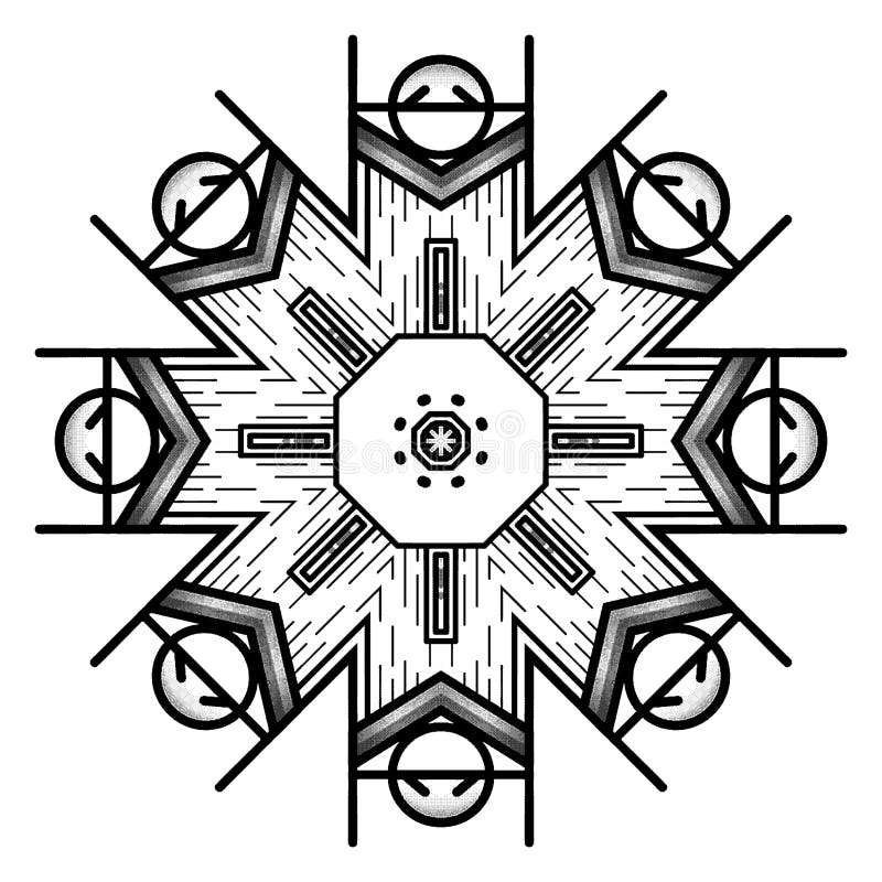 Beautiful and Elegant Monochromatic Symmetrical Mandala Designs on ...