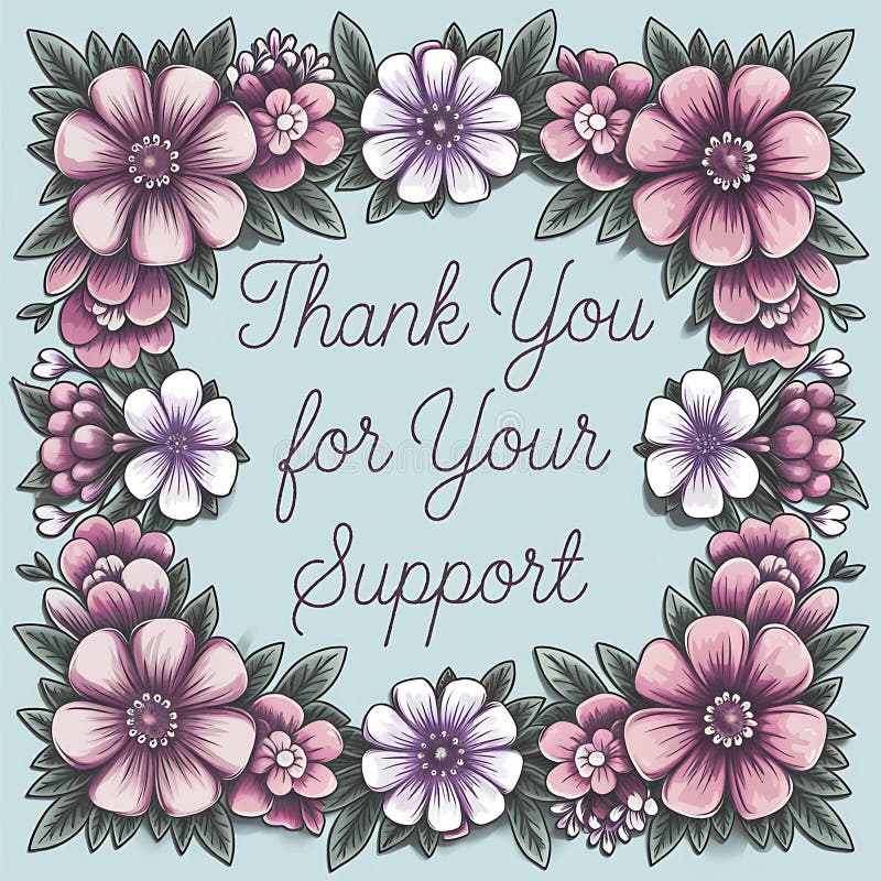 Thank You Your Support Stock Illustrations 243 Thank You Your Support