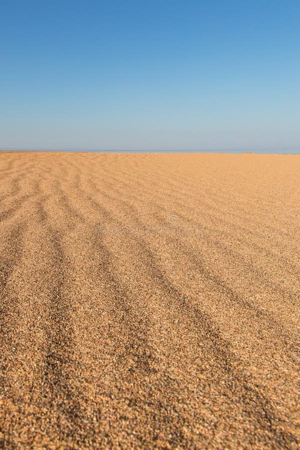 Beautiful Empty Sand Wave Beach Texture. Vertical Stock Image - Image ...