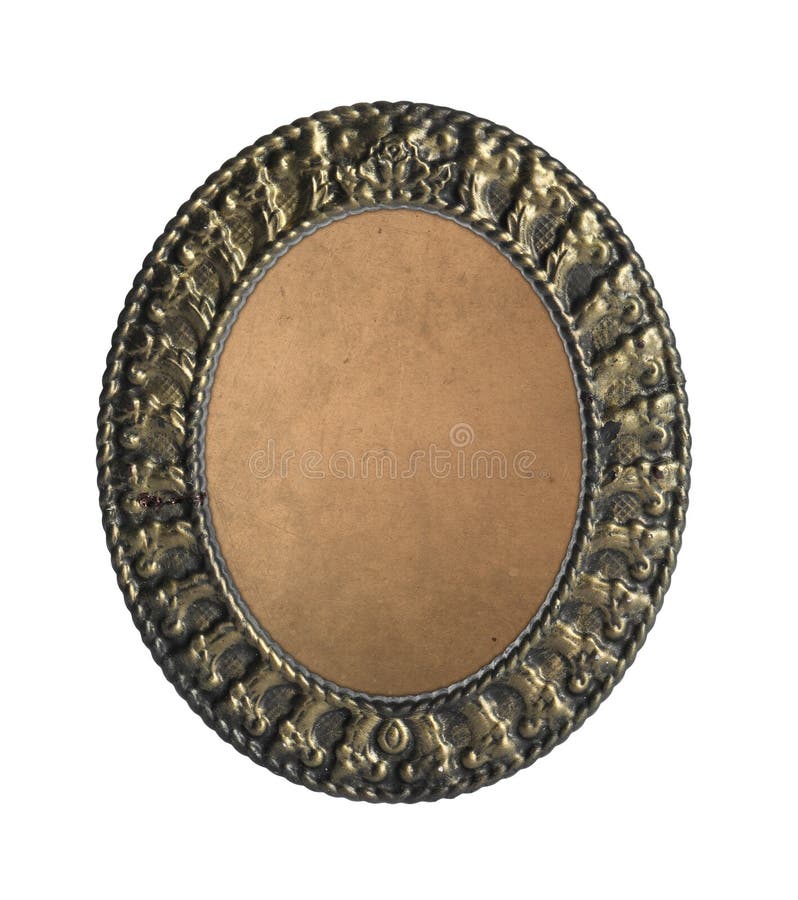 Beautiful Empty Vintage Frame Isolated on White Stock Photo - Image of ...
