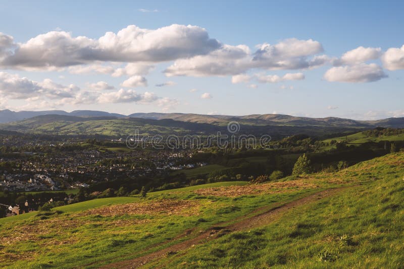 Beautiful English Landscape. Stock Image - Image of lingering, britain ...