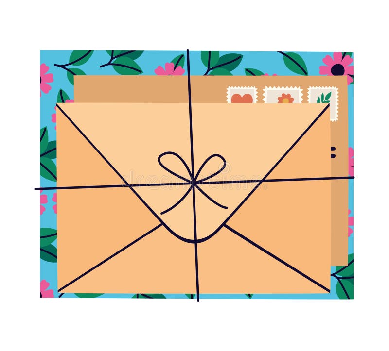 Beautiful envelopes design stock vector. Illustration of envelope ...