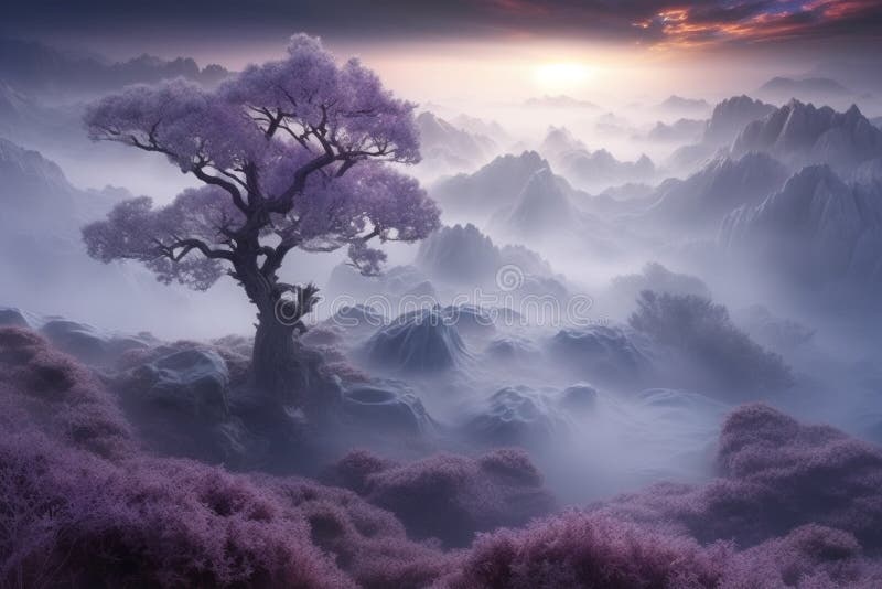 Beautiful, Ethereal World. AI Generated Stock Photo - Image of ...