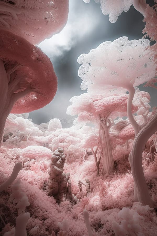 Beautiful, Ethereal World. AI Generated Stock Illustration ...