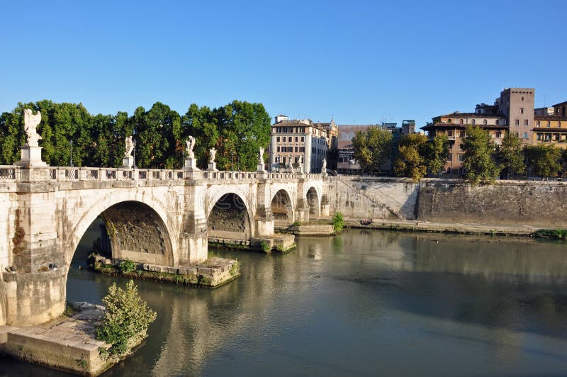 Beautiful European River Bridge Stock Photo - Image of european, europe ...