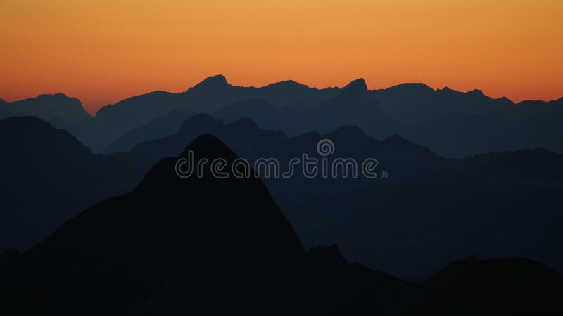 Beautiful evening scene stock image. Image of rothorn - 34118931