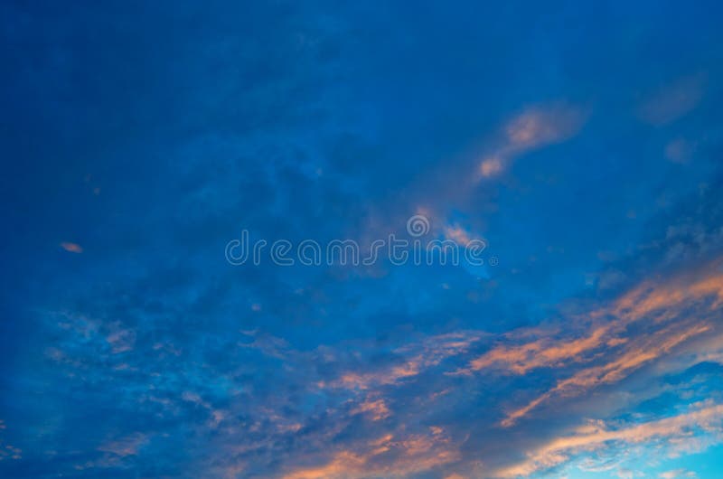 Beautiful evening sky. stock image. Image of zone, dusk - 95472309