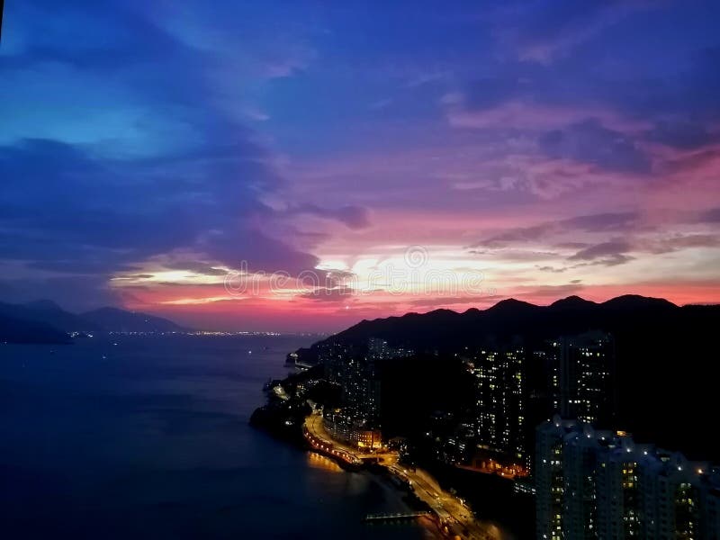 Beautiful Evening Sky from High Area Stock Image - Image of area, high ...