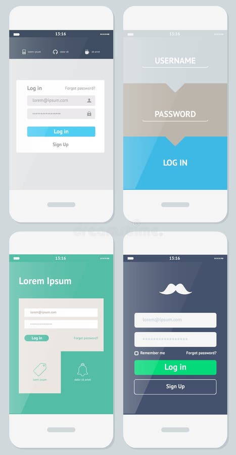 Banner Login Stock Illustrations – 9,766 Banner Login Stock ...