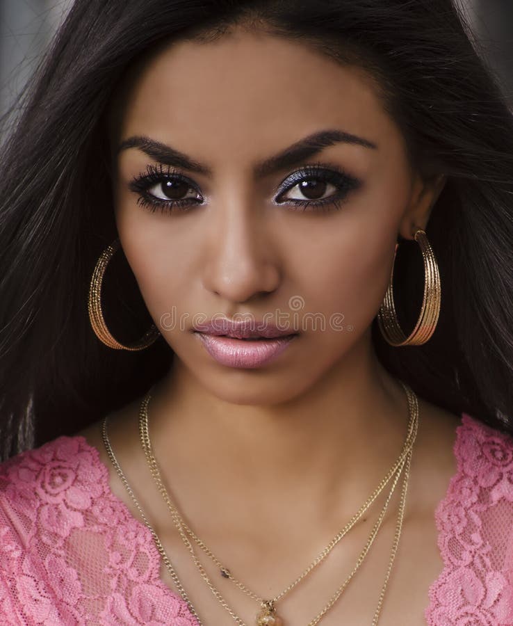 Beautiful Exotic Young Woman Stock Photo - Image of person, diversity ...