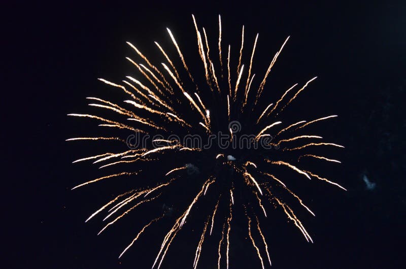 Beautiful Explosion of Fireworks Stock Photo - Image of blue, fire ...