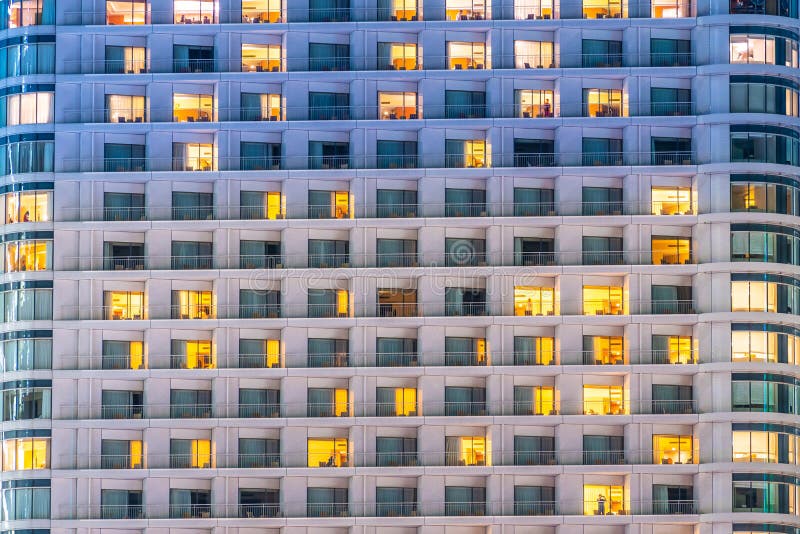 Beautiful Exterior Building and Architecture with Window and Light ...