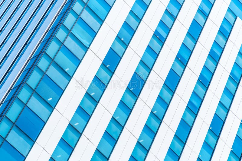 Beautiful Exterior Building and Architecture with Window Pattern Stock ...