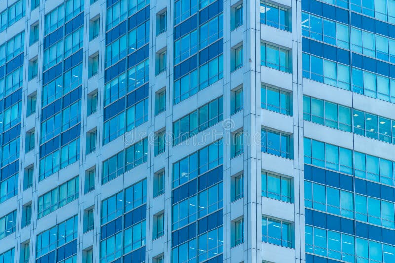 Beautiful Exterior Building and Architecture with Window Pattern Stock ...