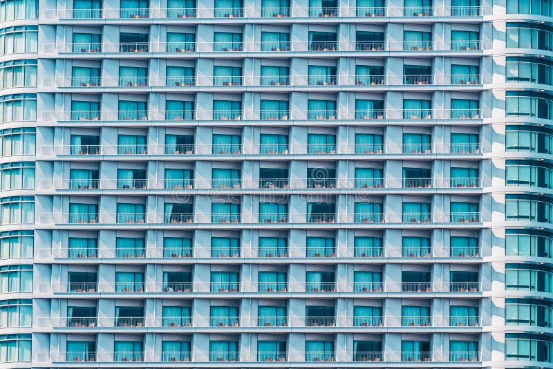 Beautiful Exterior Building With Glass Window Pattern Textures Stock ...