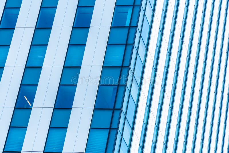 Beautiful Exterior Building and Architecture with Window Pattern Stock ...