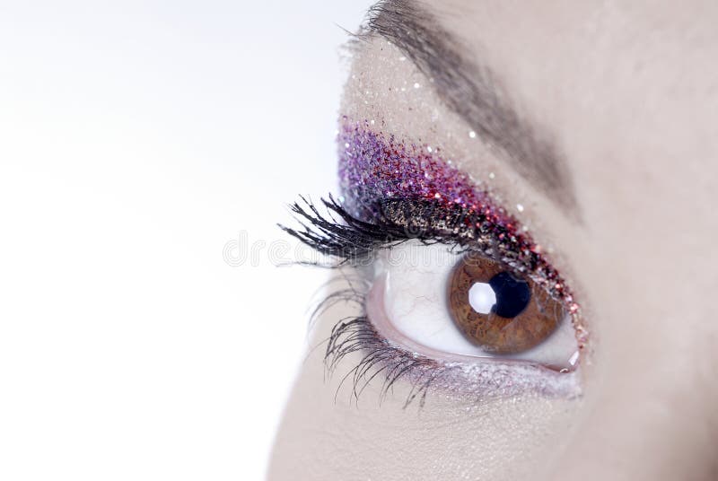 Beautiful eyes stock image. Image of glamour, look, alone - 1550895